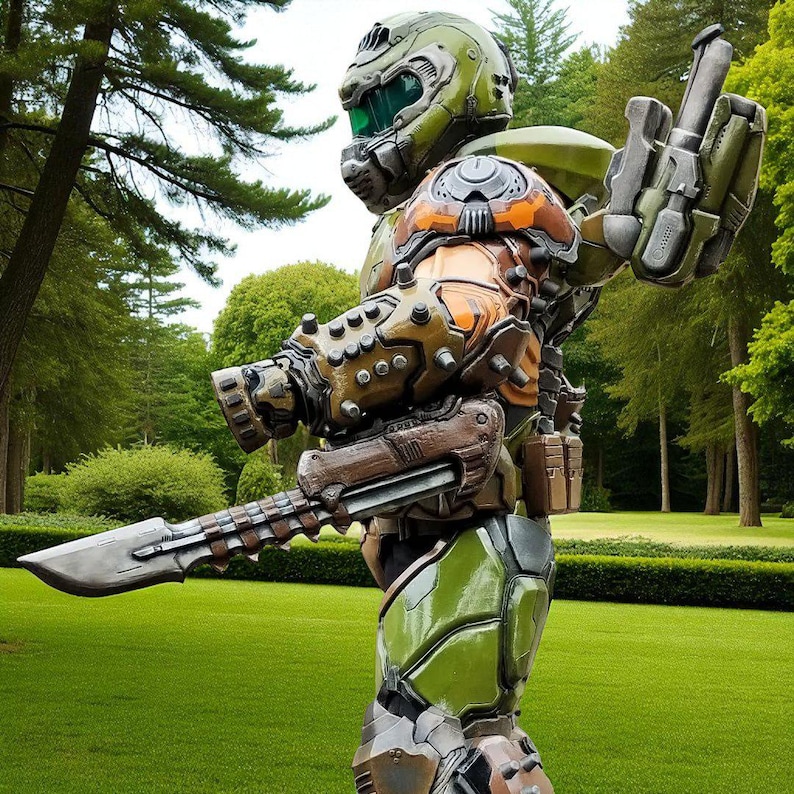 Doomguy Costume Slayer Armor Cosplay EVA Foam Doom Slayer Cosplay Doom ...