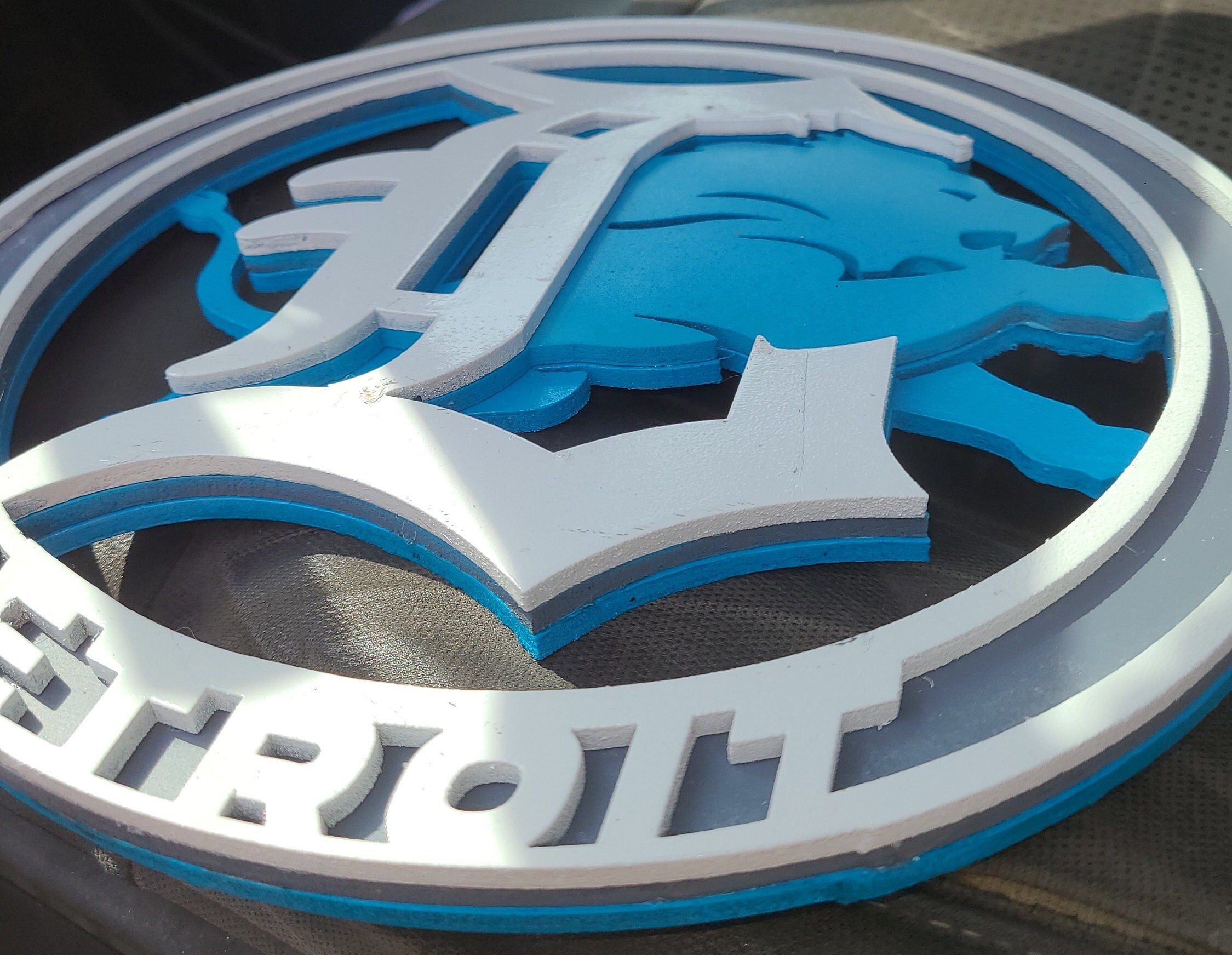 Layered Detroit Lions Sign - Etsy