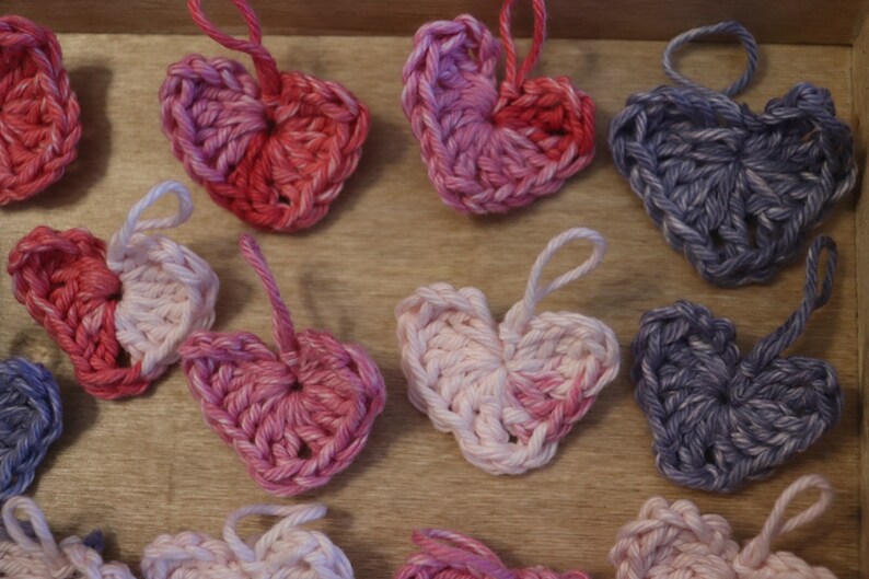 Pocket Heart / Small Gift / Handmade / Crochet Heart - Etsy