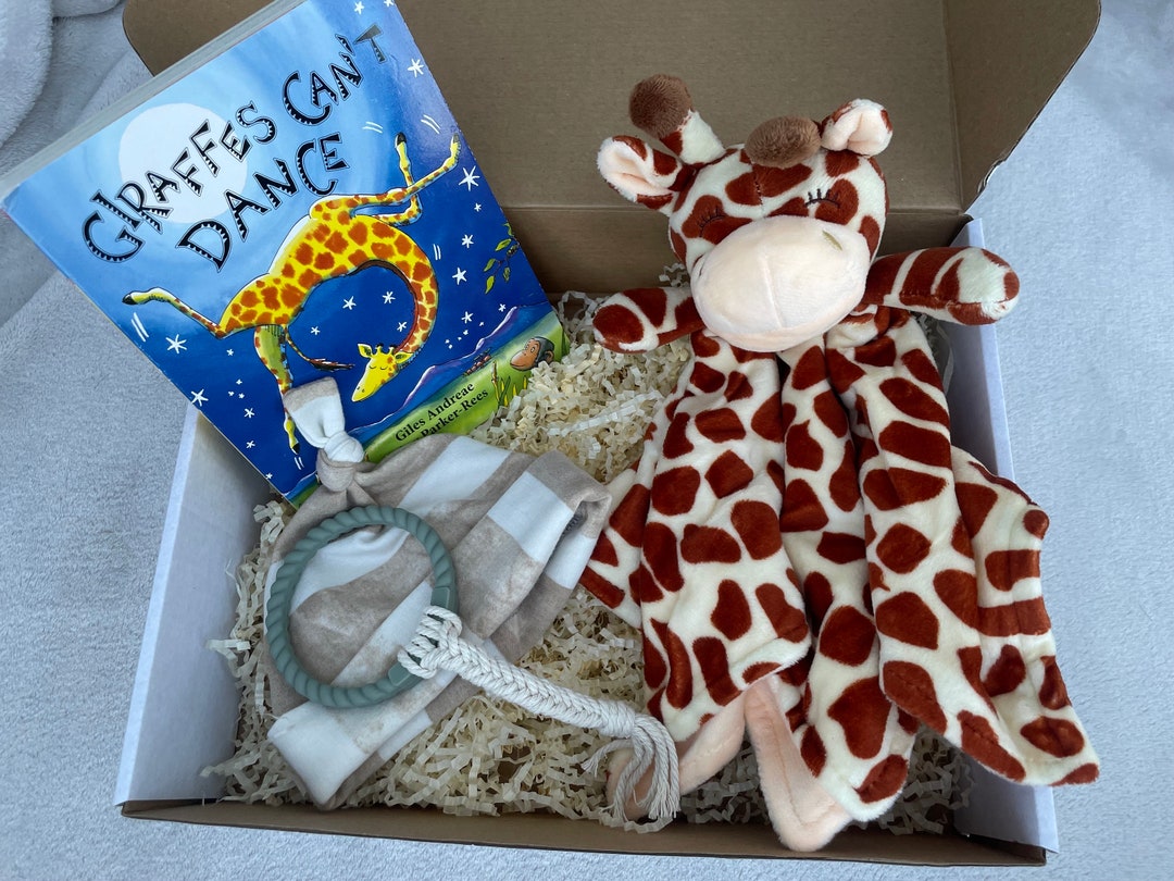 Baby Book Box, Baby Giraffe Gift Box, Baby Shower Gift, Baby Present - Etsy
