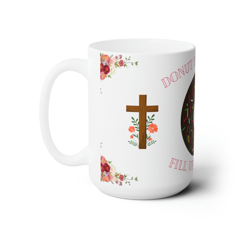 Donut Be Deceived Funny Christian Ceramic Mug white 15oz - Etsy