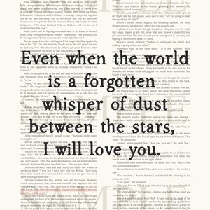 Throne of Glass Quote Poster: Rowan and Aelin Print - Etsy