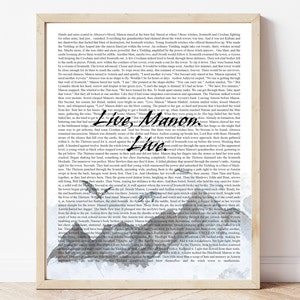 DIGITAL Live Manon Live Throne of Glass Poster Print, Wall Art - Etsy