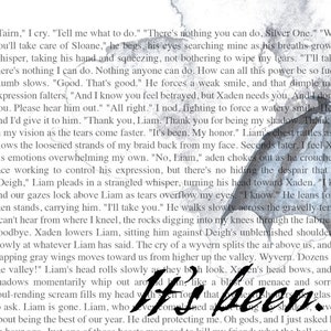 Fourth Wing Quote | Liam “it’s Been My Honor” | Rebecca Yarros Digital ...