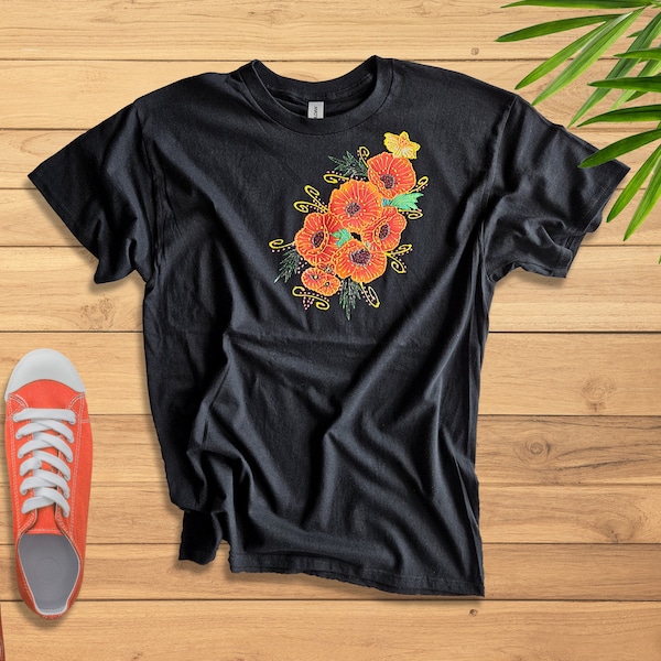 Hand Painted T Shirt - Etsy