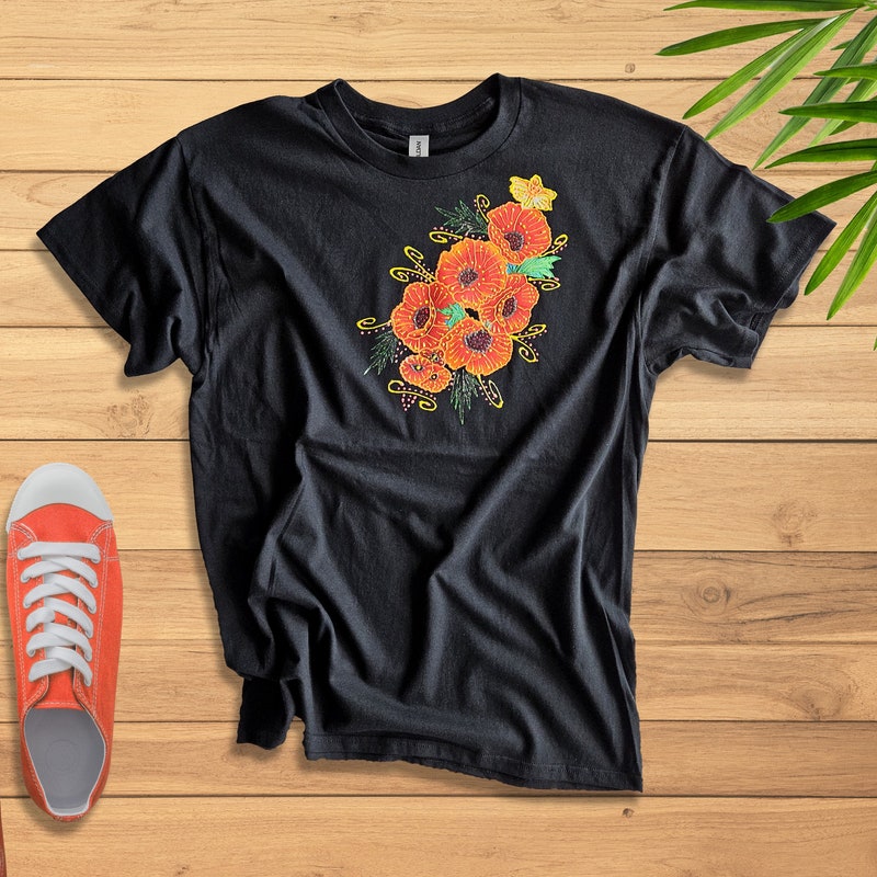 Handpainted Tshirt - Etsy