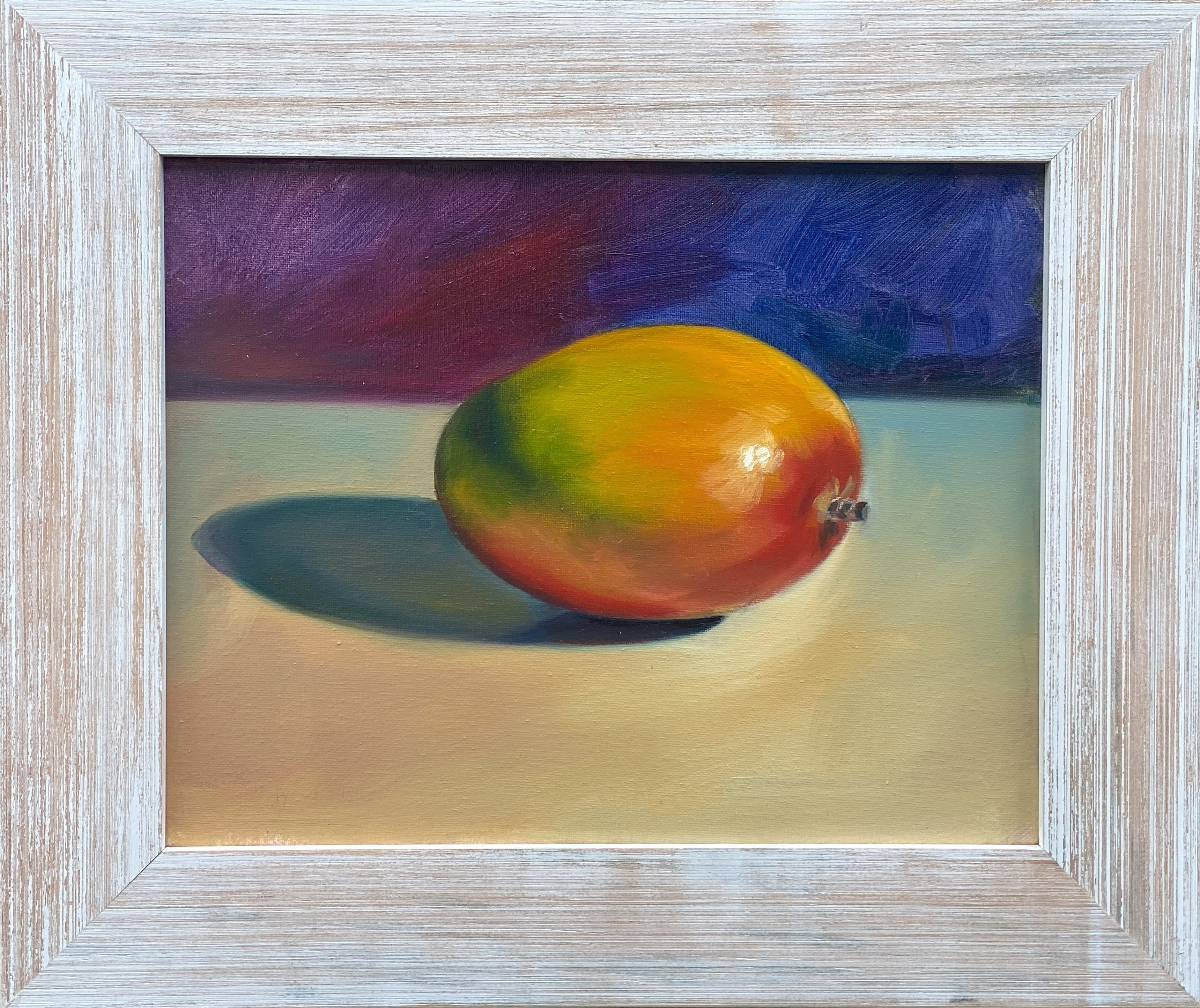 Mango Still Life Oil Painting: Original Framed Art, Ready to Hang - Etsy