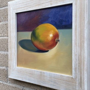 Mango Still Life Oil Painting: Original Framed Art, Ready to Hang - Etsy