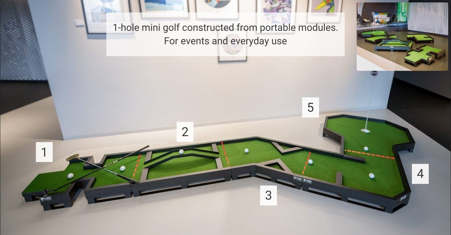 Mini Golf Course MIDI: Perfect Mini Golf for Medium/large Areas Modular ...