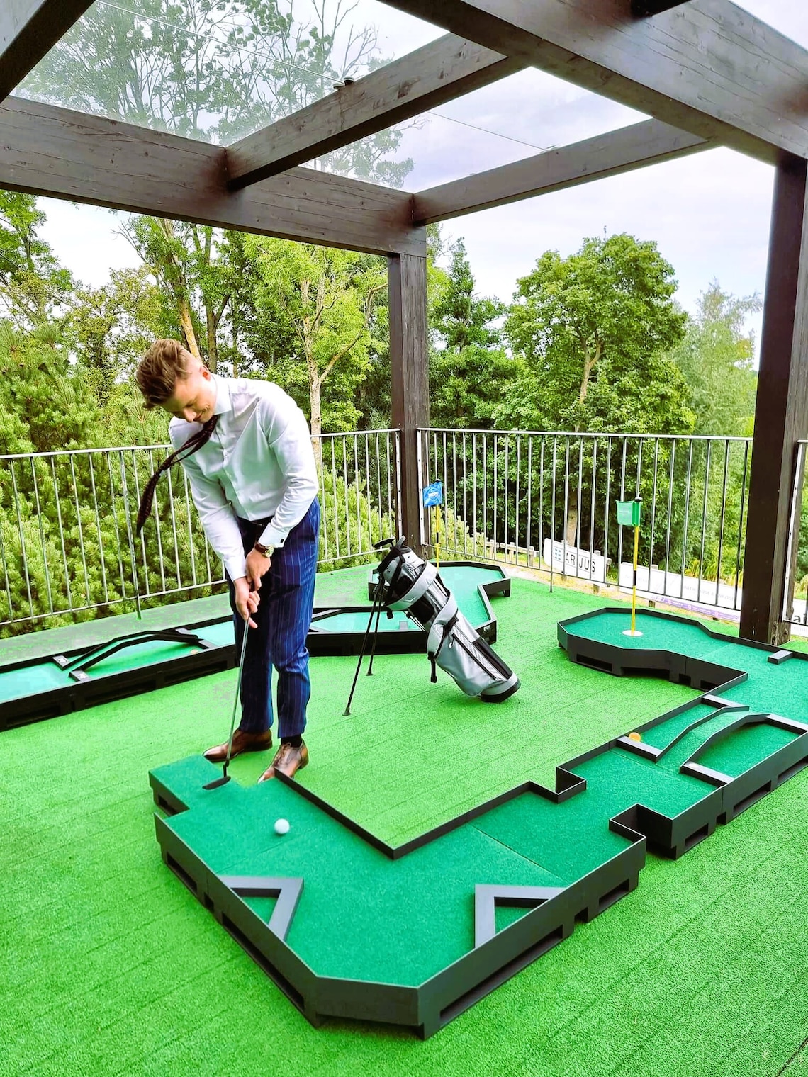 Portable Mini Golf Course | Modular Indoor Office Game, Corporate Team ...