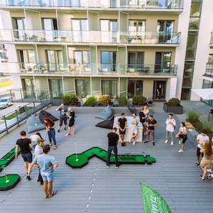 Team Building Activities for Work, Mini Golf Group Activity, Office ...