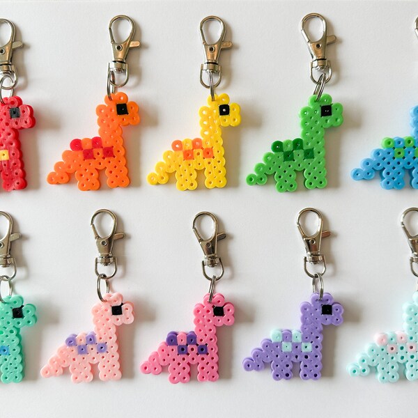 Perler Bead Keychain - Etsy