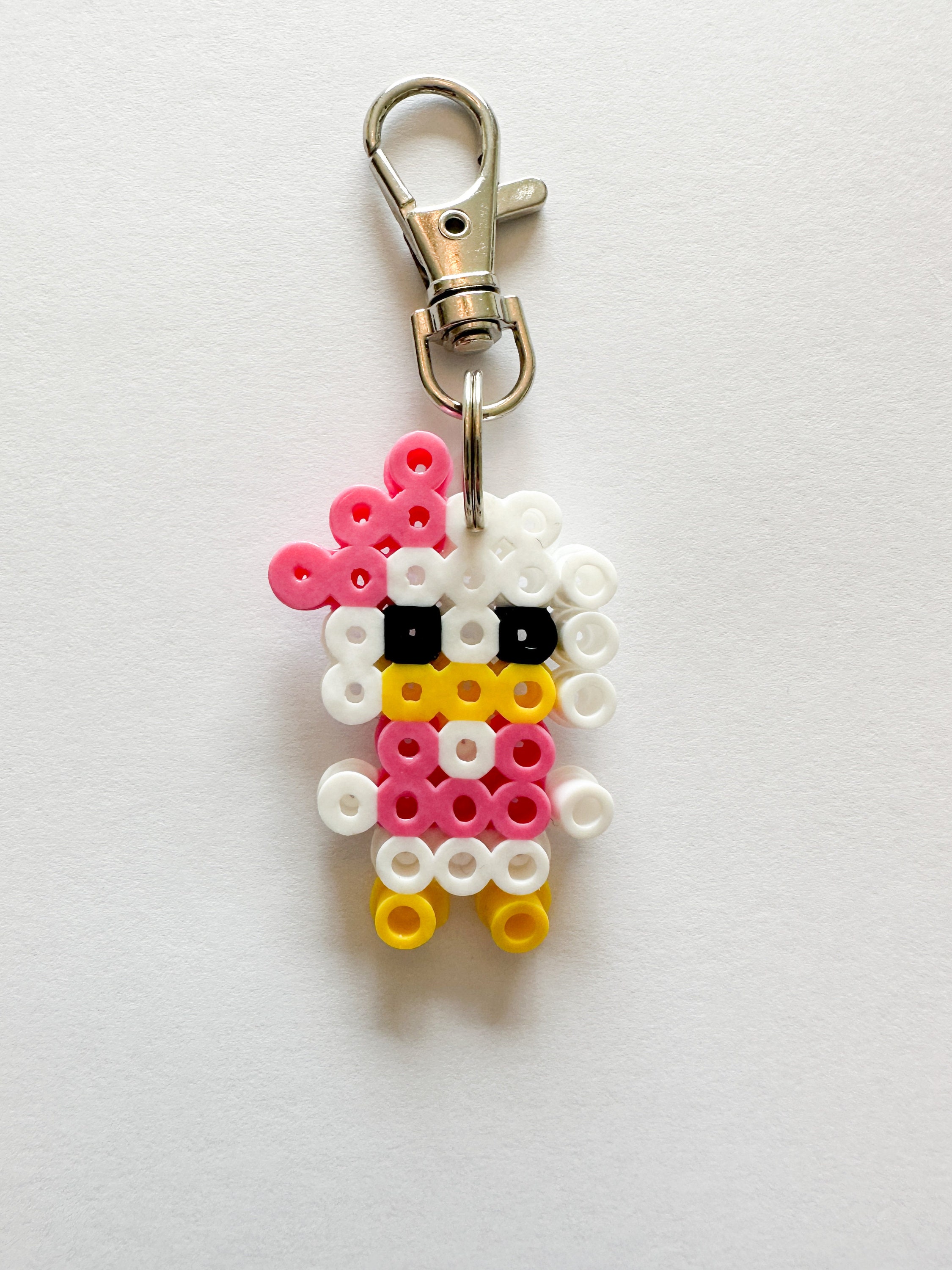 Daisy Duck Perler Bead Keychain - Etsy