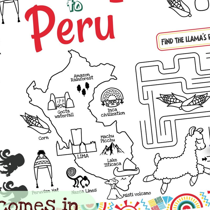 Peru Poster - Etsy