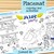 Travel to Italy Placemat. Printable Coloring Page for Kids. Travel ...