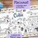 Travel to Italy Placemat. Printable Coloring Page for Kids. Travel ...