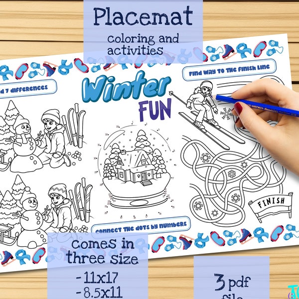 Winter Placemats - Etsy