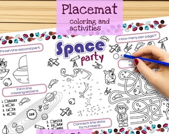 Travel to Egypt Placemat. Printable Coloring Page for Kids. Travel ...