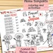 Japanese Menu Template for Kids. Japanese Restaurant Menu With a Map of ...
