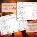Steakhouse Kids Menu Template | Coloring & Activity Sheet (printable ...