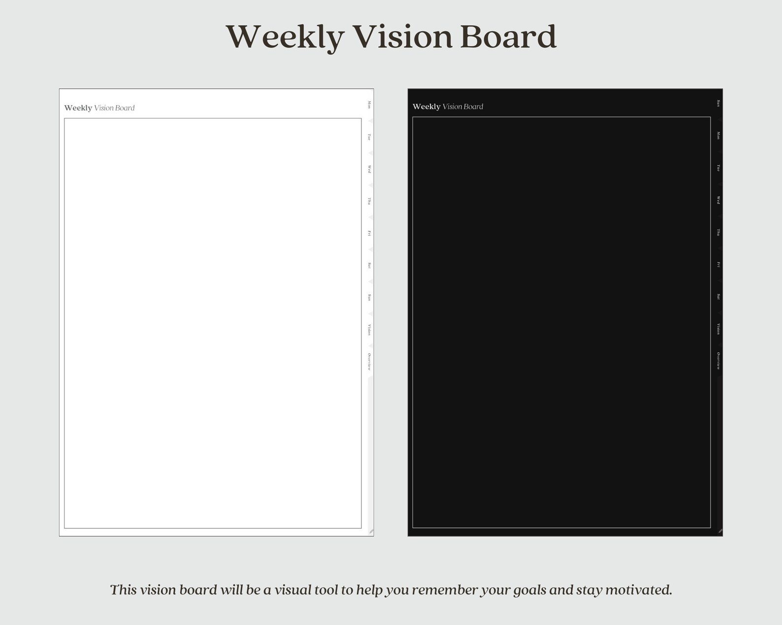 Weekly Planner Digital Undated Planner for Goodnotes and Notability - Etsy