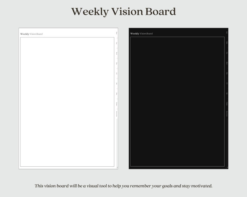 Weekly Planner Digital Undated Planner for Goodnotes and Notability - Etsy