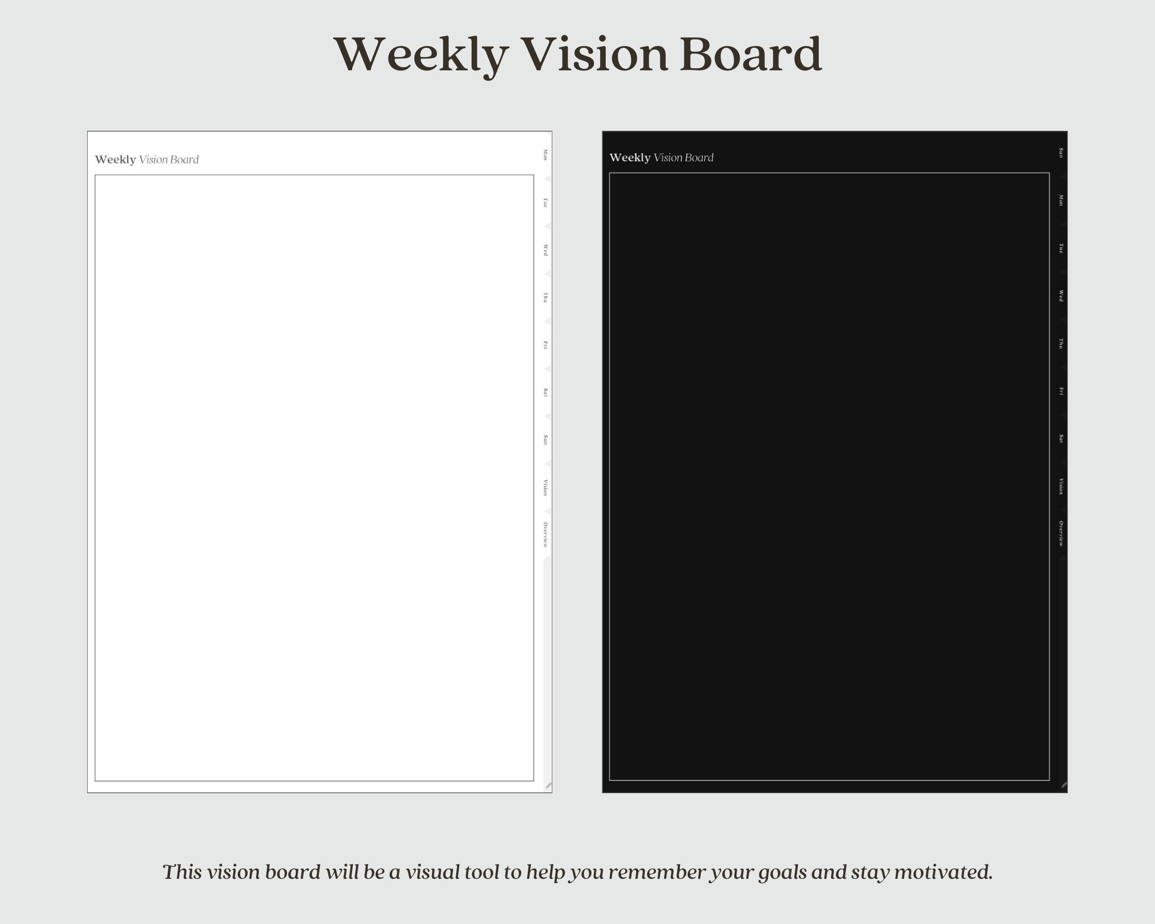 Weekly Planner Digital Undated Planner for Goodnotes and Notability - Etsy