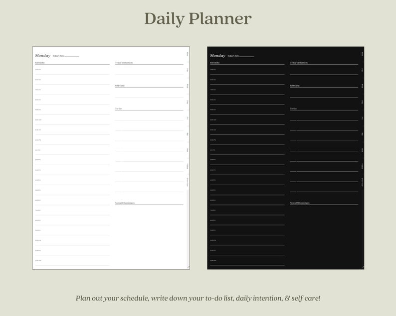 Weekly Planner Digital Undated Planner for Goodnotes and Notability - Etsy