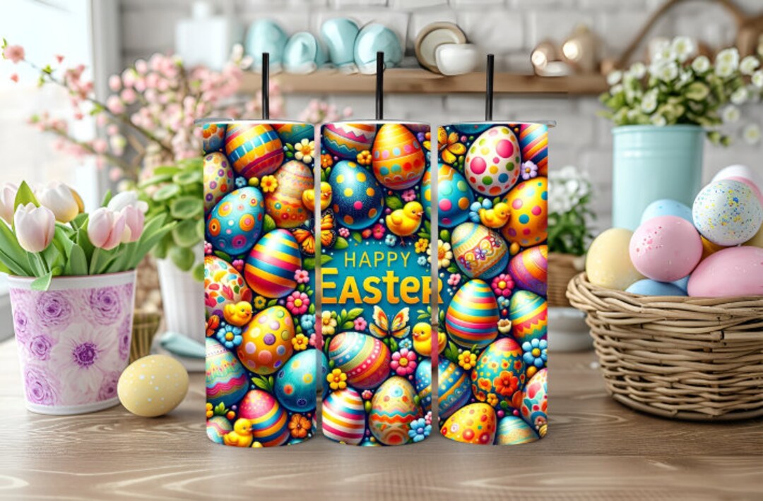 Joyful Easter Egg Collage Art - Etsy