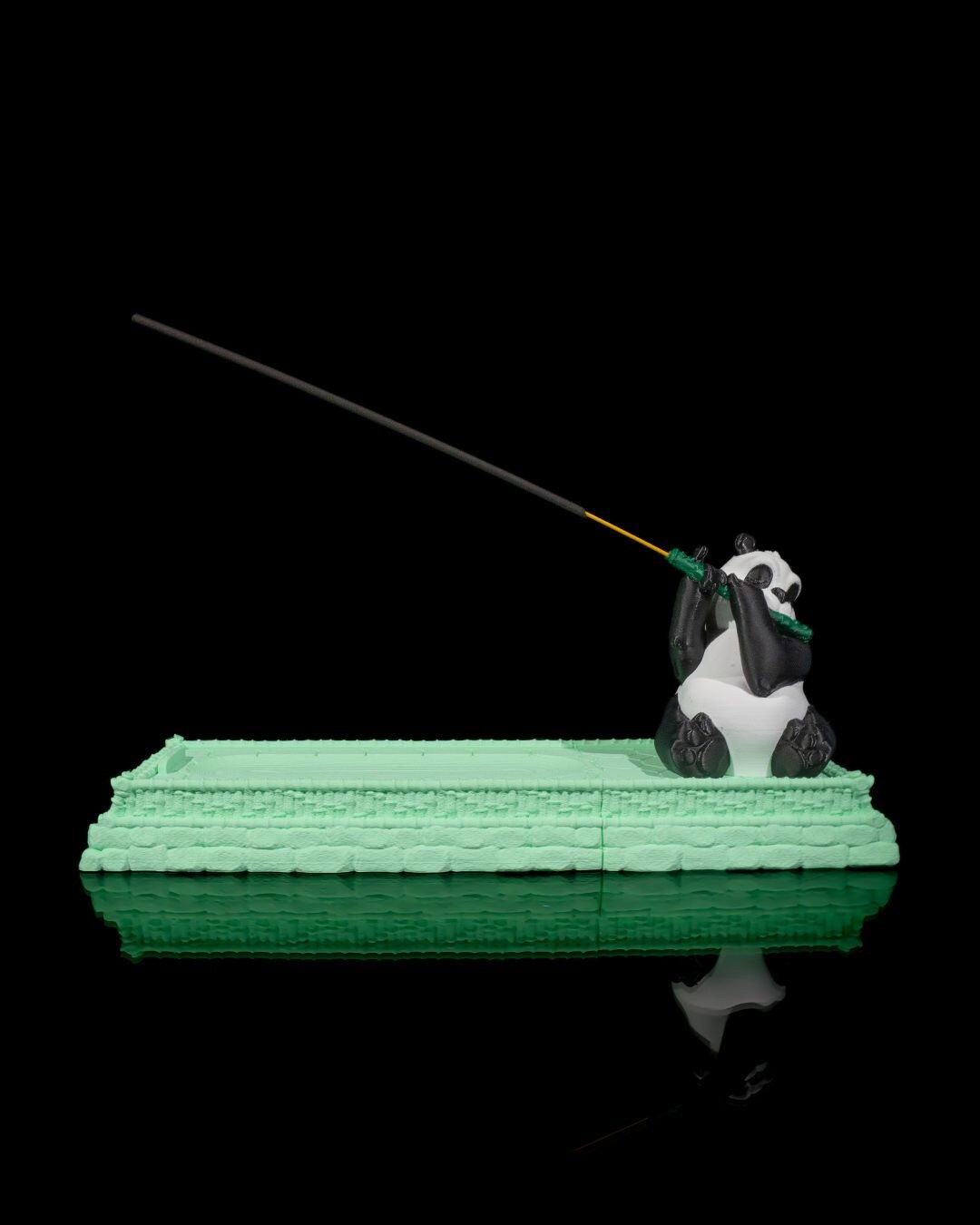 The 'panda Flutist' Incense Holder - Etsy