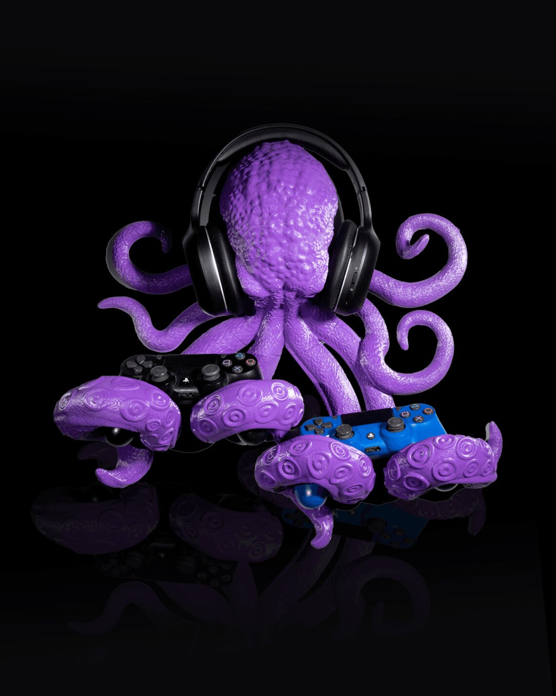 The Octopus Wall-mounted Gaming Accessory Holder - Etsy
