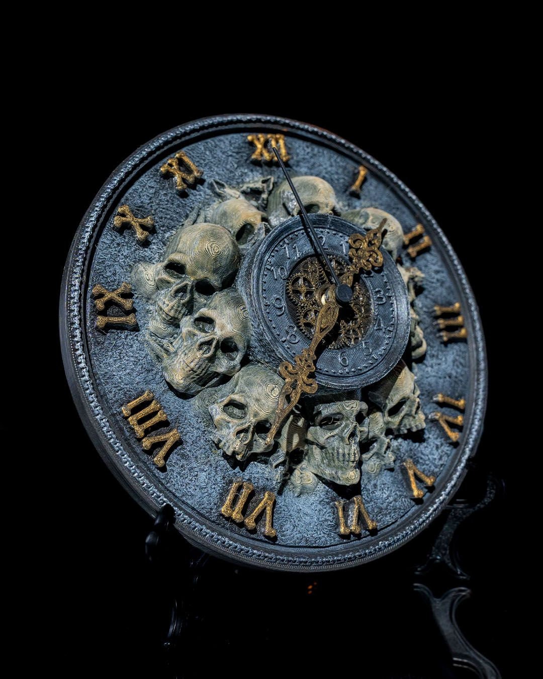 Timeless Skull Clock - Etsy