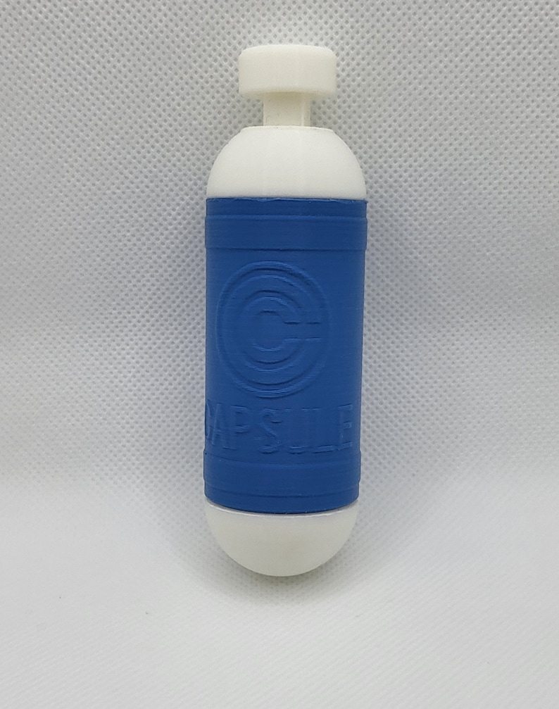 3D Printed Capsule Corp. Capsule Storage Container - Etsy