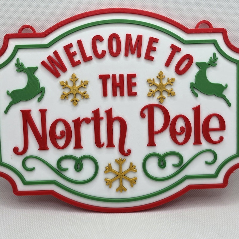 North Pole Outdoor Signs - Etsy