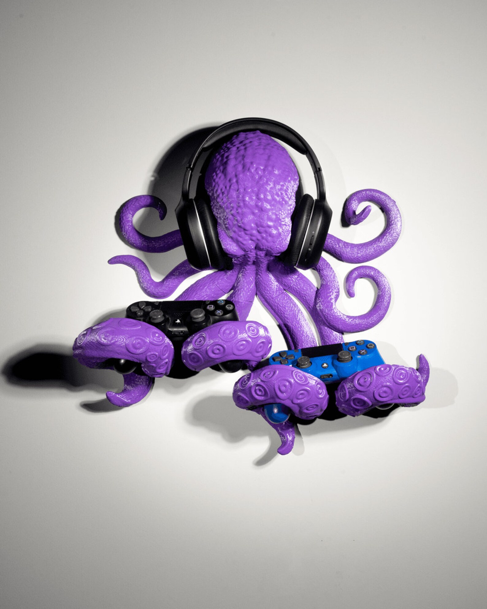 The Octopus Wall-mounted Gaming Accessory Holder - Etsy