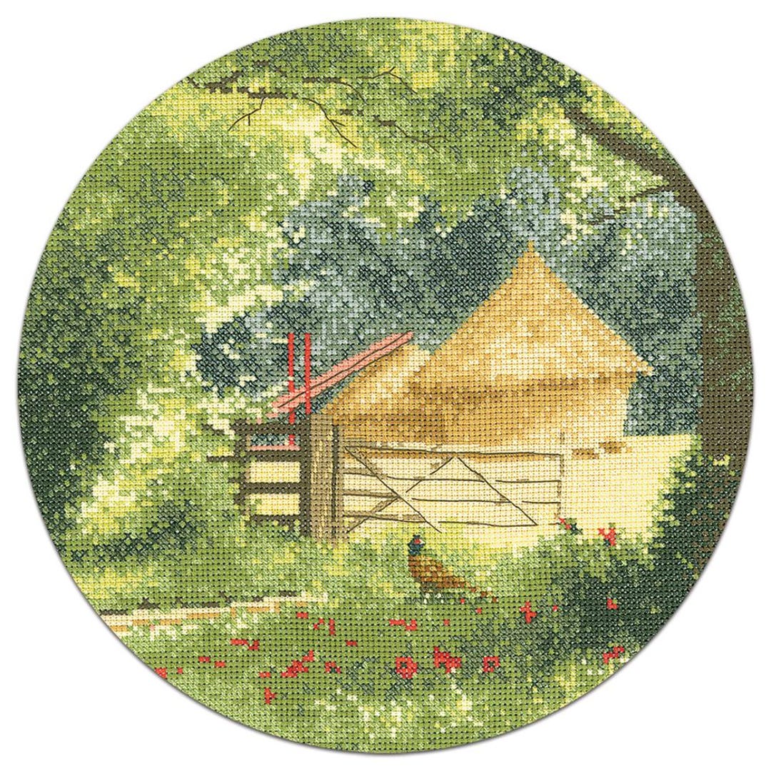Haystacks English Traditional Harvest Pheasant Counted Cross Stitch Kit ...