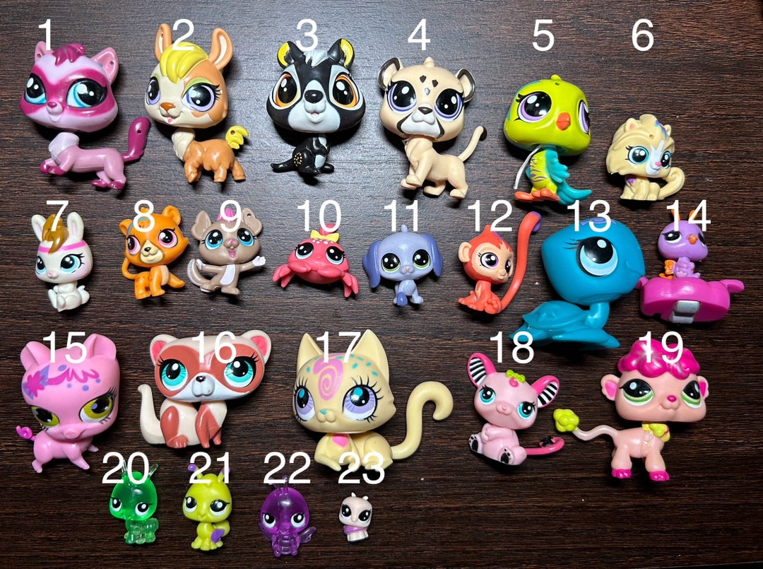 Authentic Littlest Pet Shop LPS Lot | LPS Bundle of 23 Pets | - Etsy
