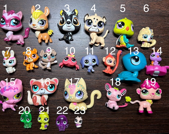 Authentic Littlest Pet Shop LPS Lot LPS Bundle of 23 Pets - Etsy