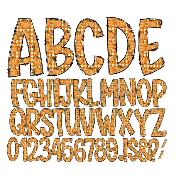 Doodle Letters - Etsy