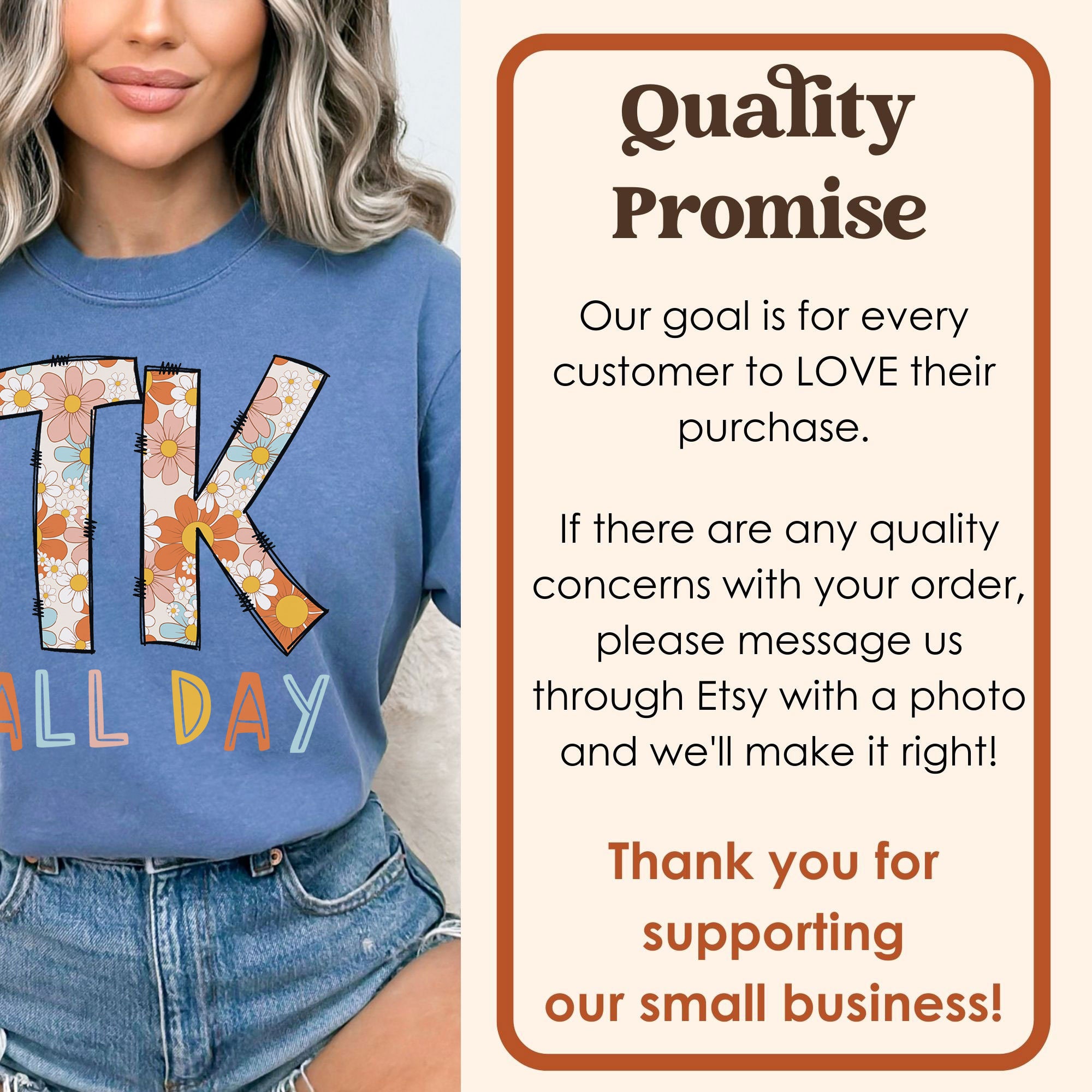 TK All Day Teacher Shirt - Comfort Colors Transitional Kindergarten Tee ...
