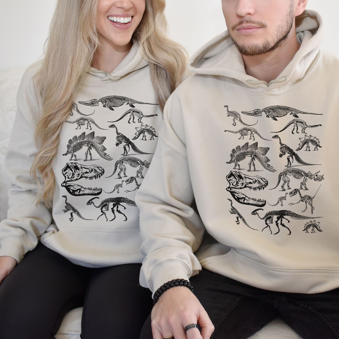 Dinosaur Skeleton Shirt Paleontology Hoodie Paleontologist Gift ...