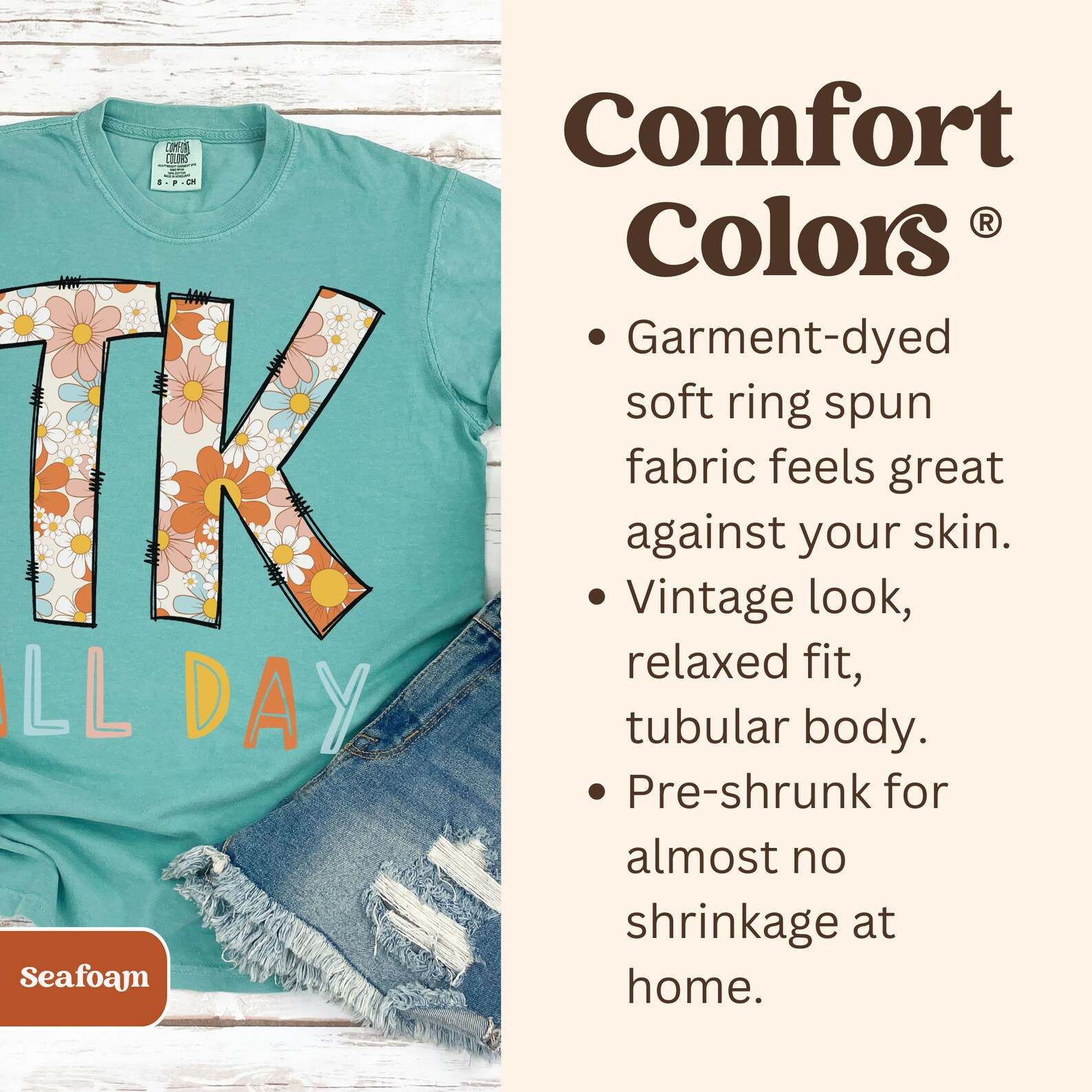 TK All Day Teacher Shirt - Comfort Colors Transitional Kindergarten Tee ...