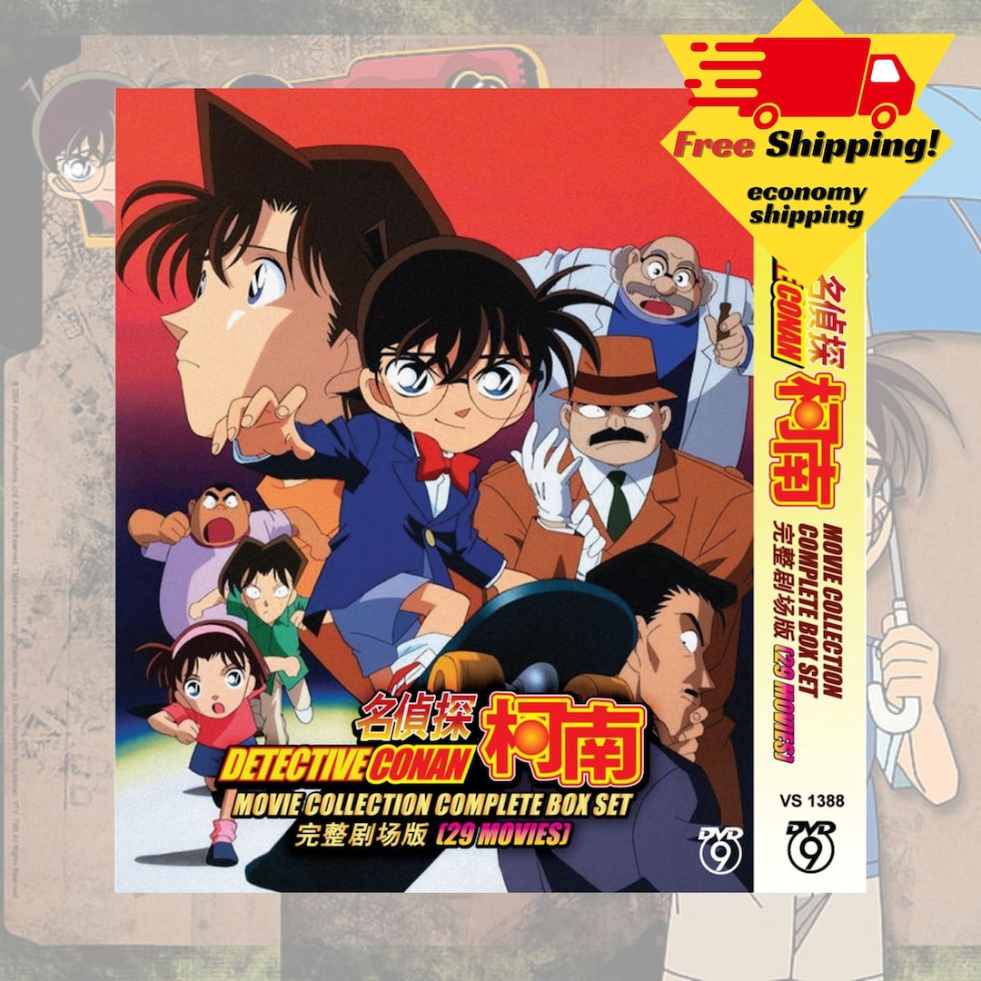 Detective Conan Movie Collection 29 in 1 Anime DVD Box Set English ...