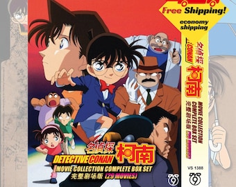 Detective Conan Movie Collection 29 in 1 Anime DVD Box Set English ...