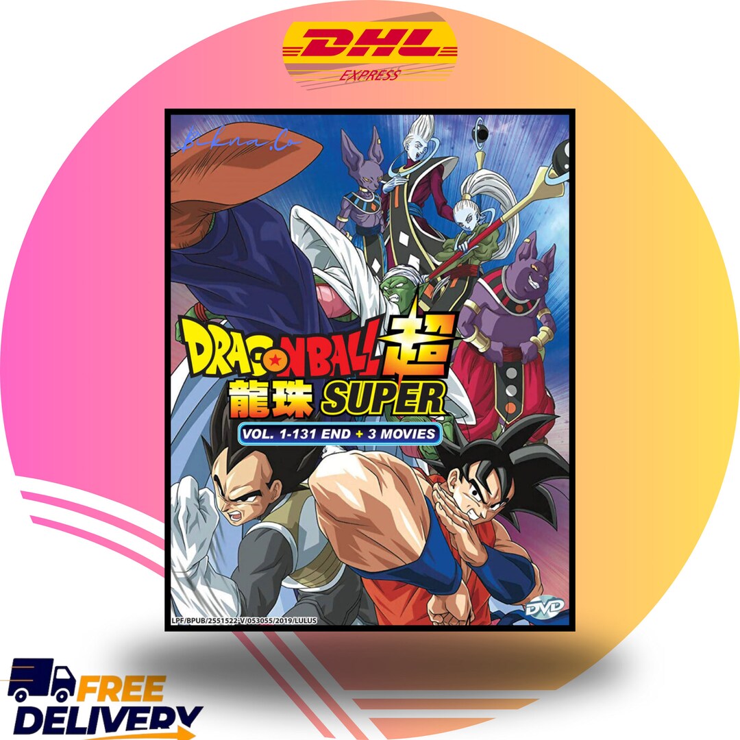 Anime DVD Dragon Ball Super (vol.1-131 END + 3 Movies) [DHL Express] - Etsy