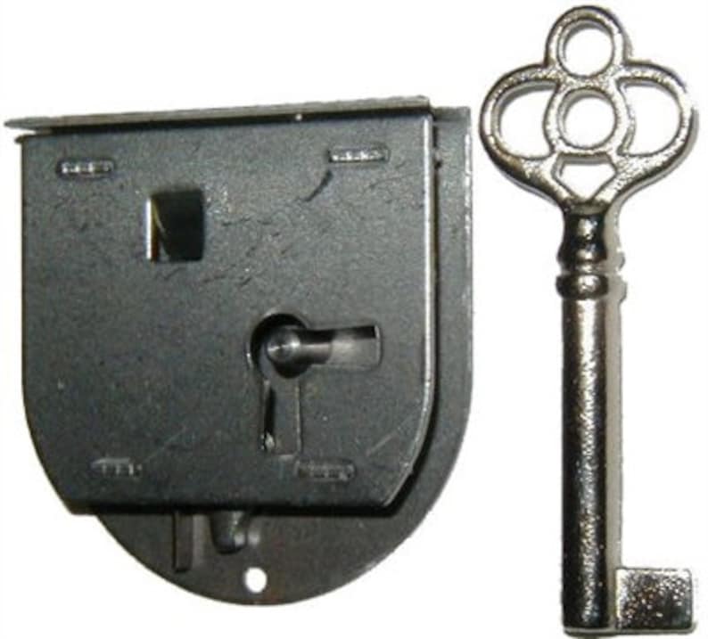 Half Mortise Cabinet Lock With Half Round Face Plate - Etsy