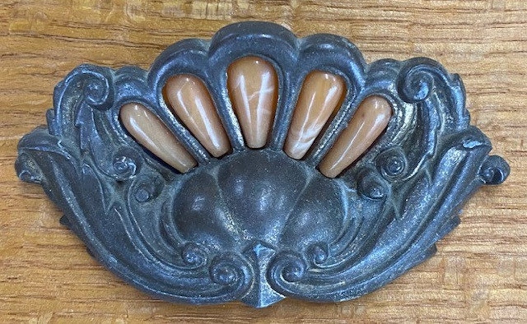 Original WATERFALL Drawer Pulls With Inserts Set of Ten - Etsy