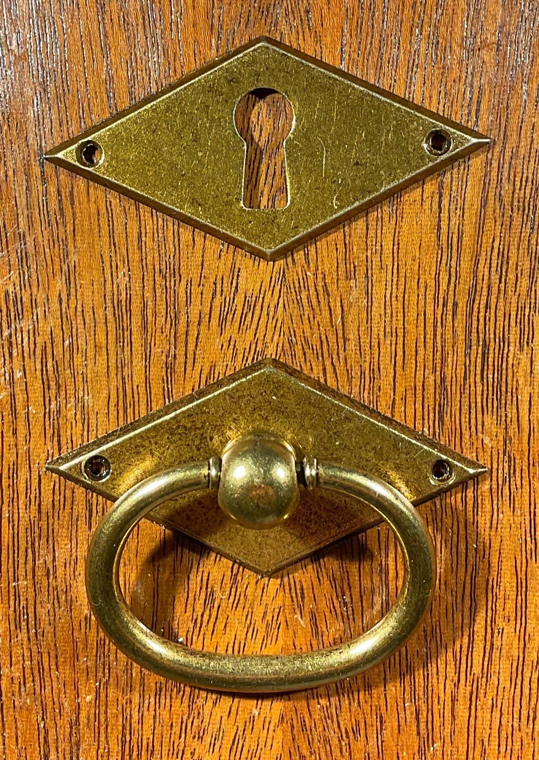 European Keyhole Cover and Ring Pull With Diamond Backplate Set by QCL ...