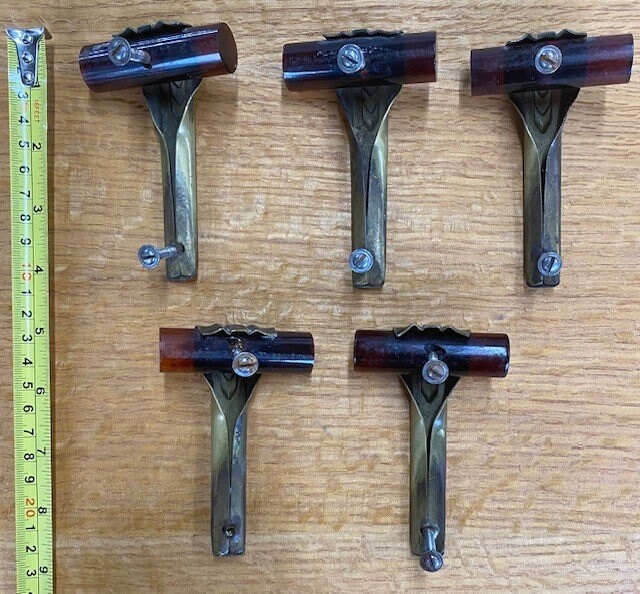 Original Unique WATERFALL Drawer Pulls With Bakelite Rod - Etsy