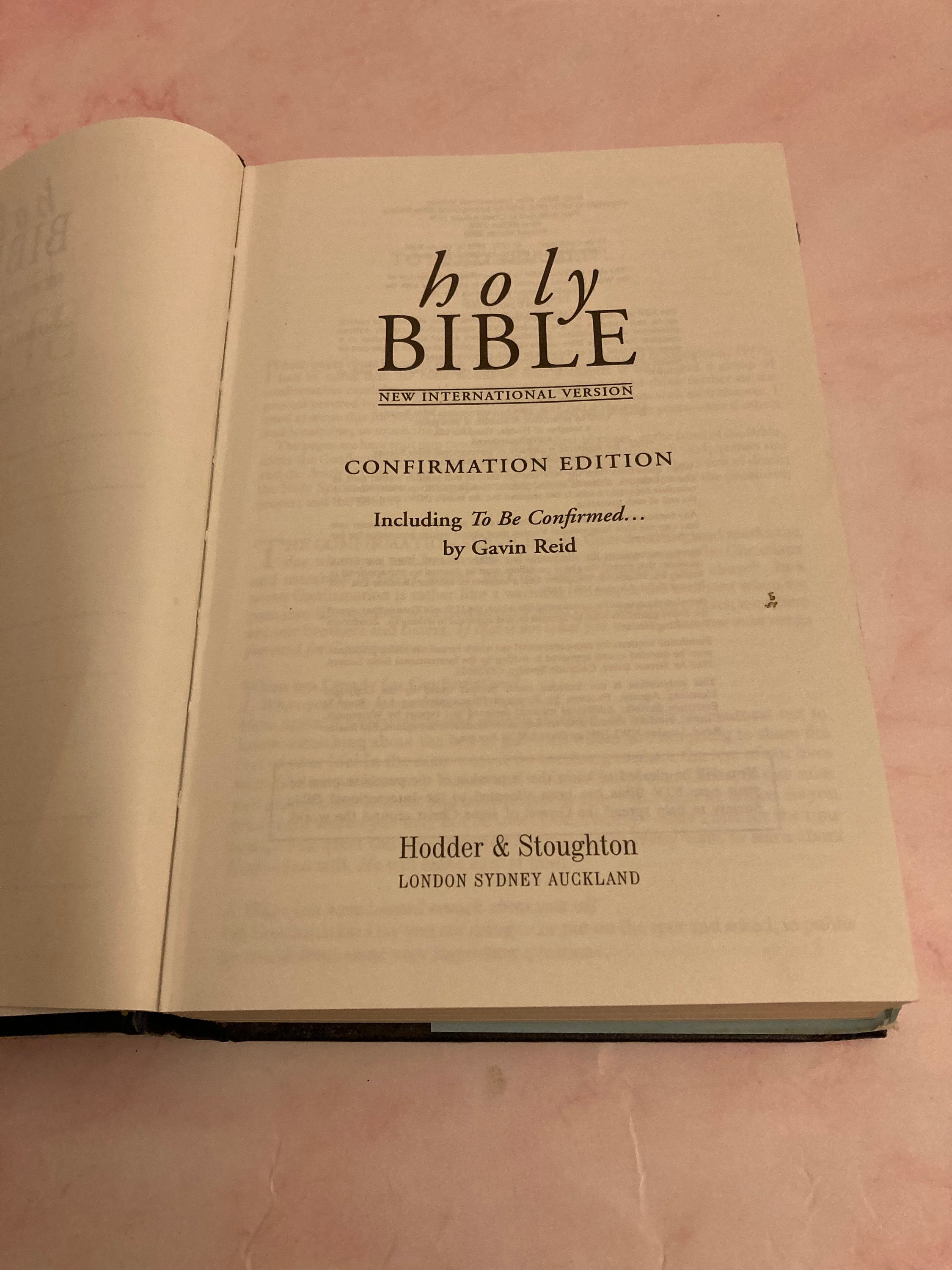 Holy Bible NIV 2000 Confirmation Edition - (ref X197) - Etsy